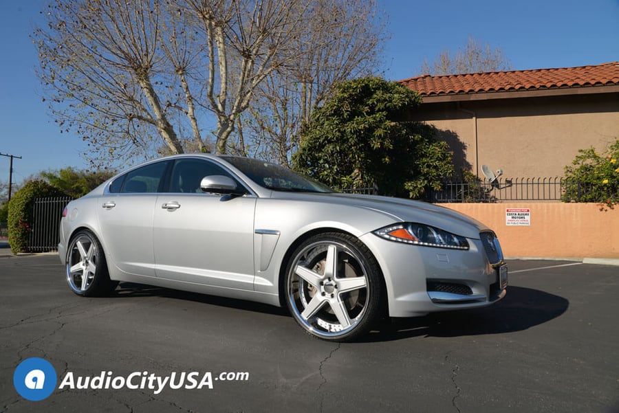 22" Azad Wheels AZ008 Semi Matte Silver with Chrome SS Lip Rims | 2014 ...