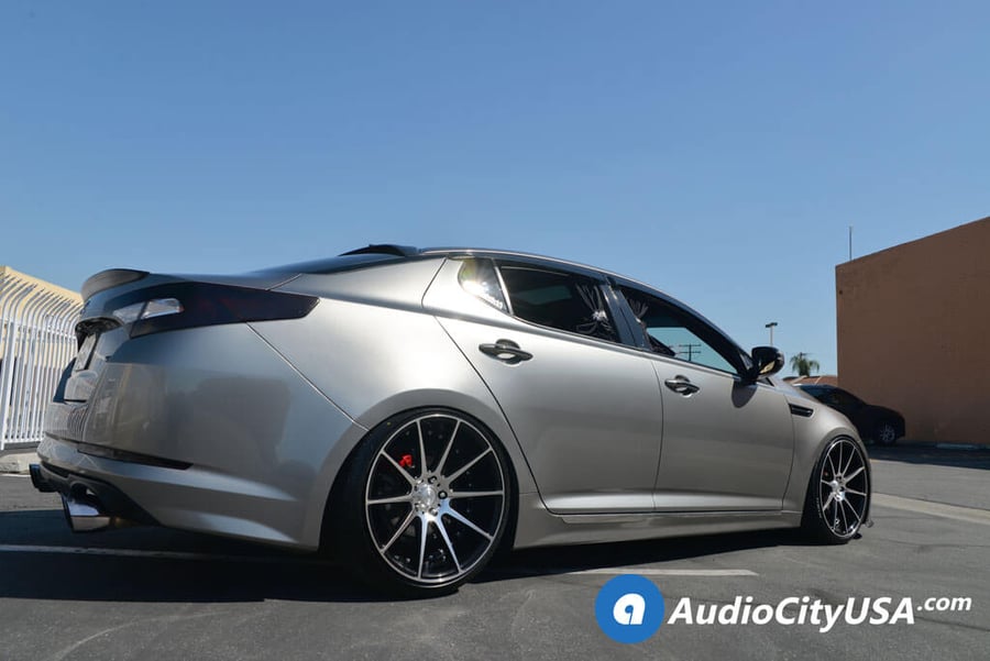 20" Paragon Wheels Rosso Legacy Gloss Black Machined Rims | 2014 KIA ...