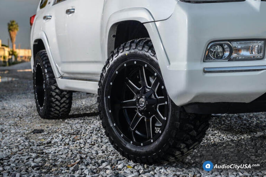 20″ Fuel Wheels D538 Maverick Black Milled Off-Road Rims for 2012 ...