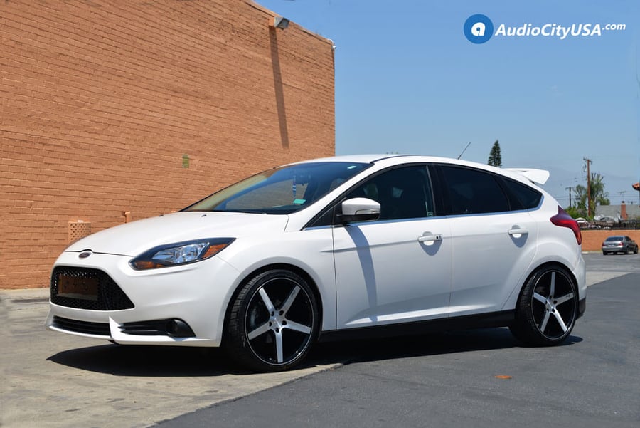 19″ Niche Wheels M124 Milan Brushed Gloss Black Rims for 2014 Ford ...