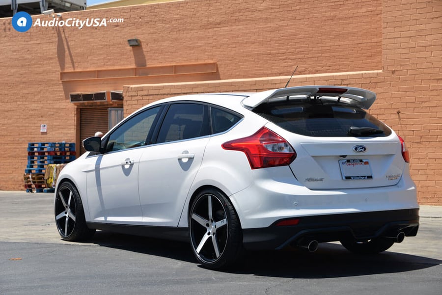 19″ Niche Wheels M124 Milan Brushed Gloss Black Rims for 2014 Ford ...