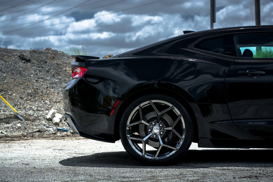 20″ Factory Flow Form Wheels V028 Black Chrome Light Weight Rims for ...