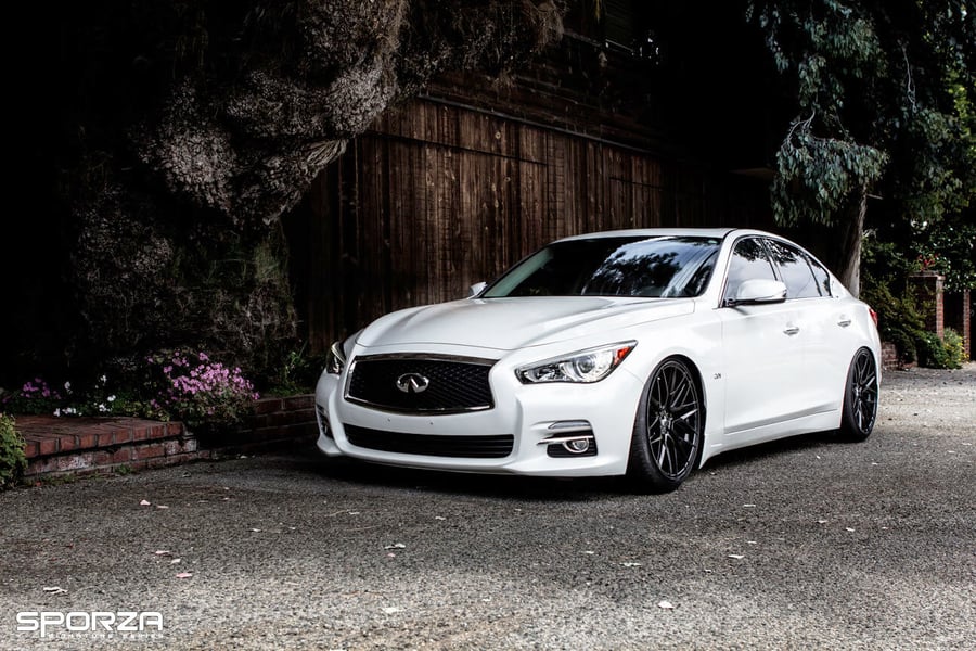 20" Sporza Wheels Cydonia Concave Gloss Black Rims For 2017 Infiniti Q50