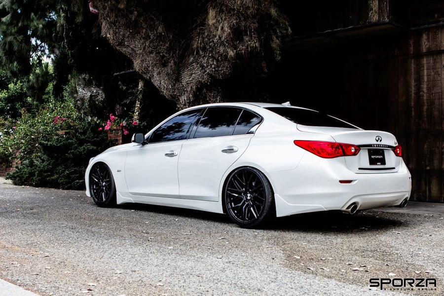 20" Sporza Wheels Cydonia Concave Gloss Black Rims For 2017 Infiniti Q50