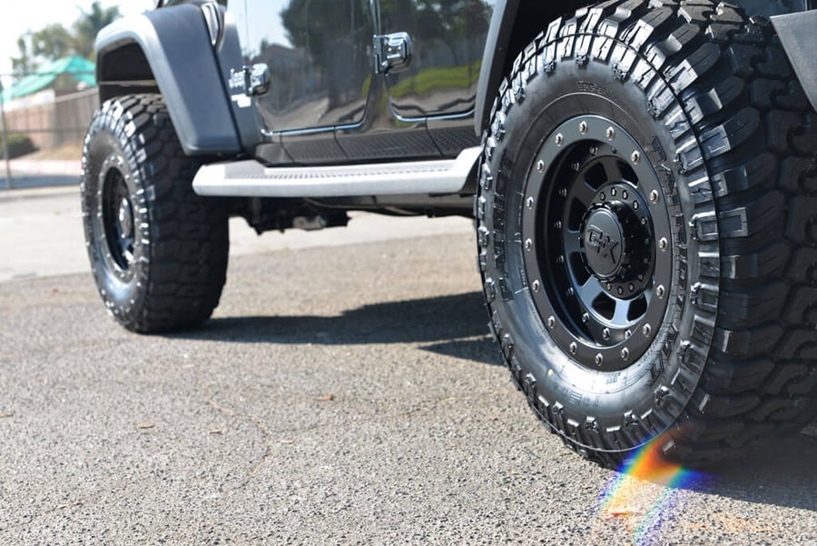 17" XD Wheels XD137 FMJ Satin Black Rims | Patriot Tires Patriot M/T ...