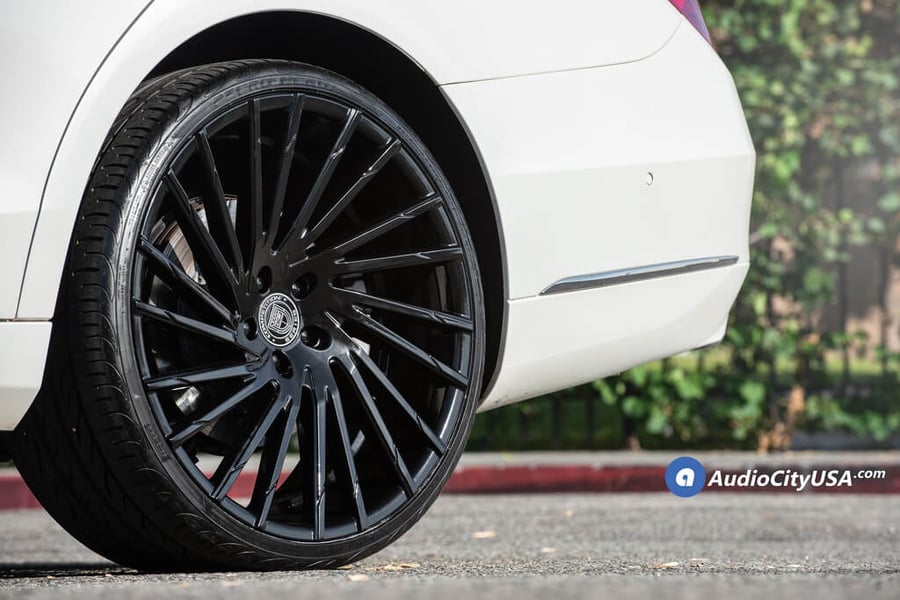 22" Lexani Wheels Wraith Gloss Black Rims | Pirelli Tires | 2015 ...
