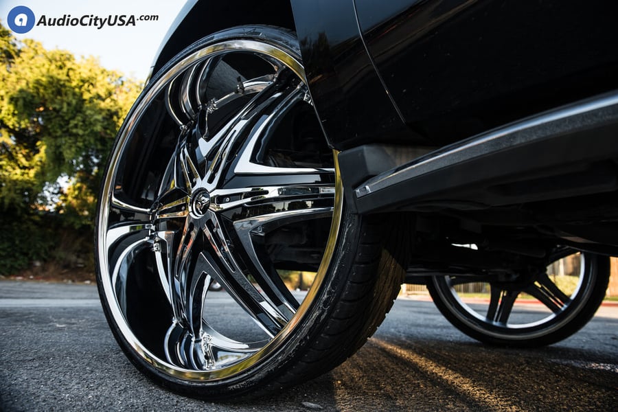 30" Diablo Wheels Elite Chrome with Black Insert Rims For 2017 ...