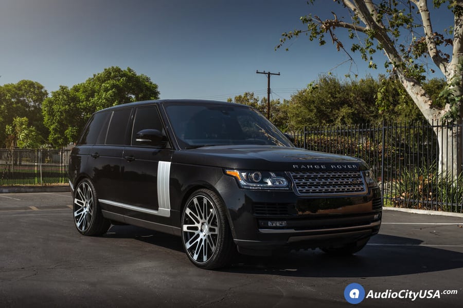 24" Road Force Wheels RF24 Black with Machined Face Rims For G-Wagon ...