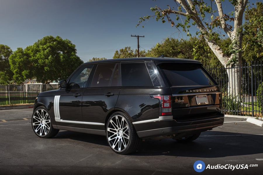 24" Road Force Wheels RF24 Black with Machined Face Rims For G-Wagon ...