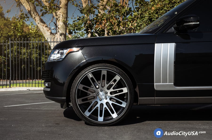 24" Road Force Wheels RF24 Black with Machined Face Rims For G-Wagon ...