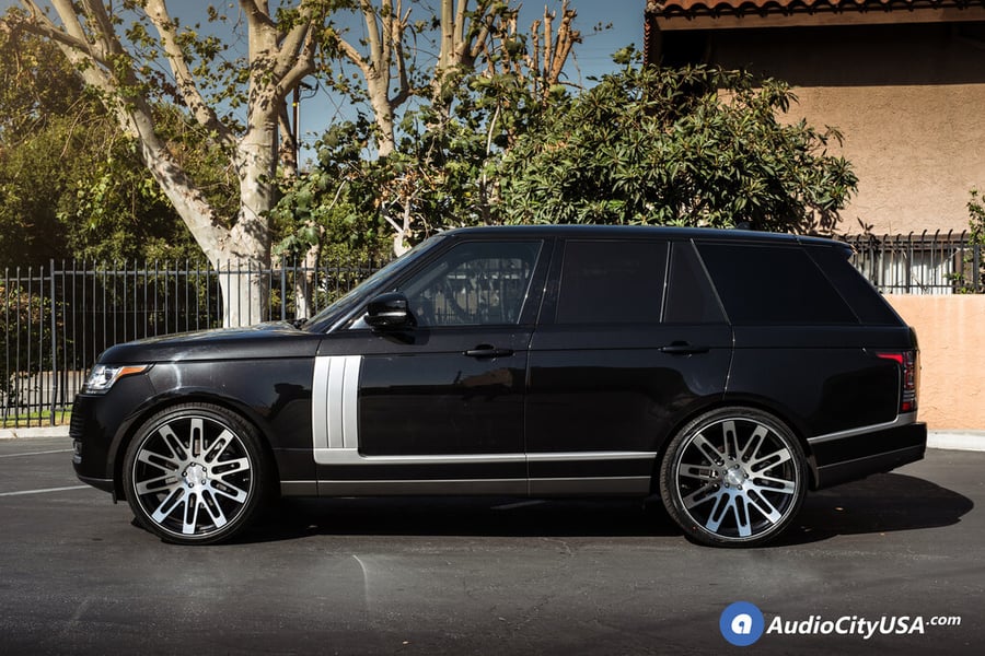 24" Road Force Wheels RF24 Black with Machined Face Rims For G-Wagon ...