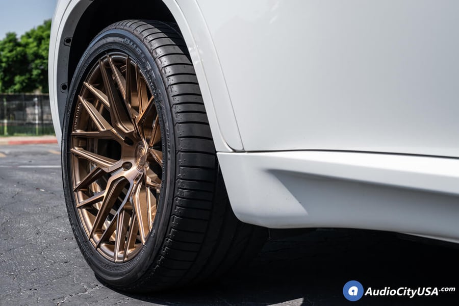 20" Rohana Wheels RFX 10 Brushed Bronze Rims | Bridgestone Tires | 2013 ...