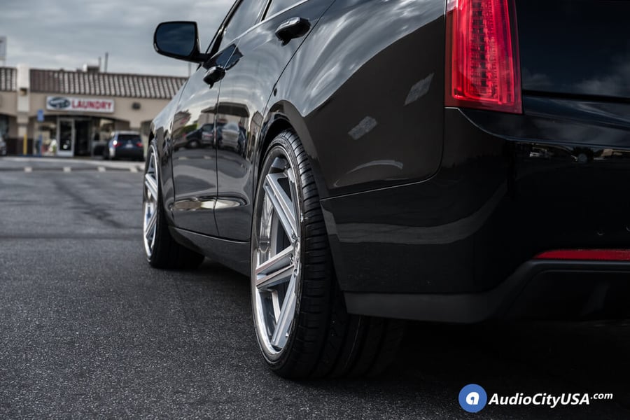 20″ Staggered Concept One Wheels for 2013 Cadillac ATS Premium Brembo ...