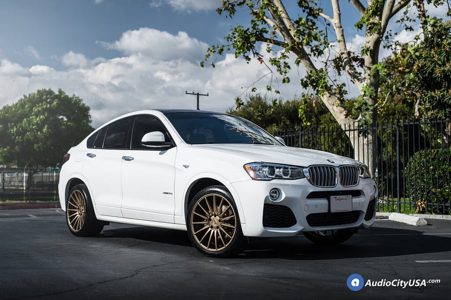 20" Staggered Niche Wheels M158 Form Bronze Rims | Continental Tires ...