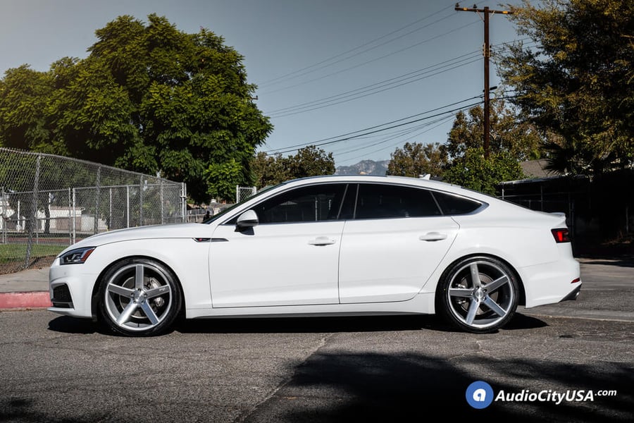 20" Staggered Niche Wheels M135 Milan Silver Rims For 2018 Audi A5