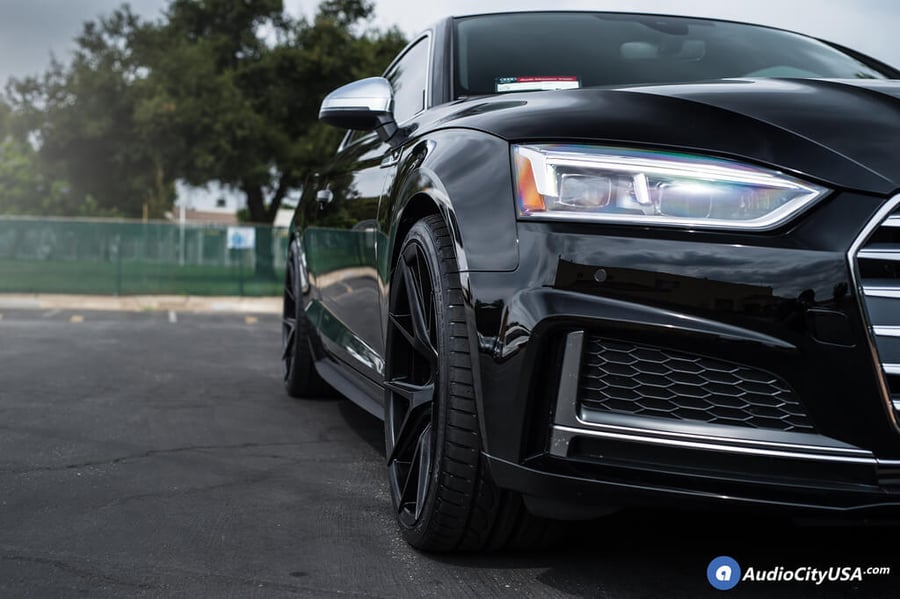 20″ Verde Wheels V99 Axis Satin Black Rims For 2018 Audi S5