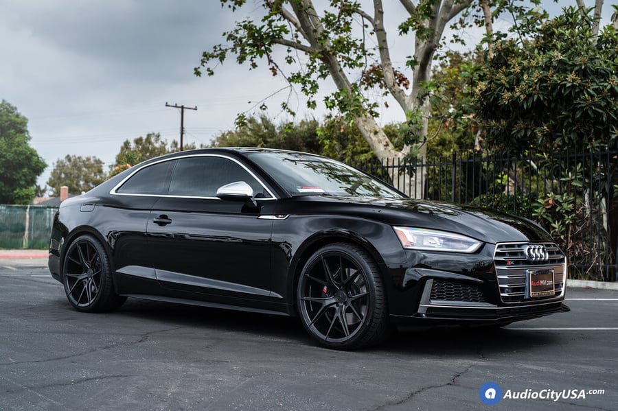 20″ Verde Wheels V99 Axis Satin Black Rims For 2018 Audi S5