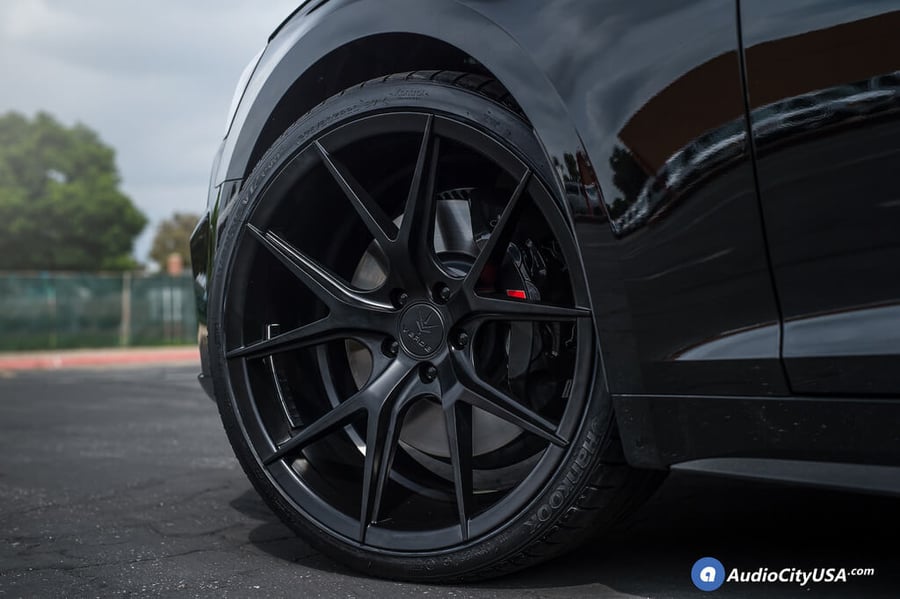 20″ Verde Wheels V99 Axis Satin Black Rims For 2018 Audi S5