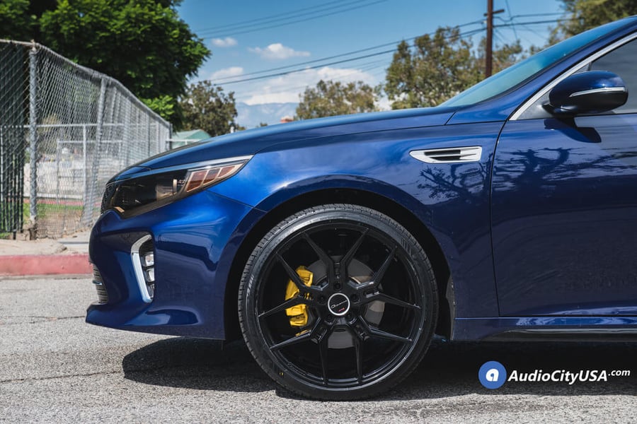 20″ Giovanna Wheels Haleb Black Rims for 2018 Kia Optima | Lexani Tires