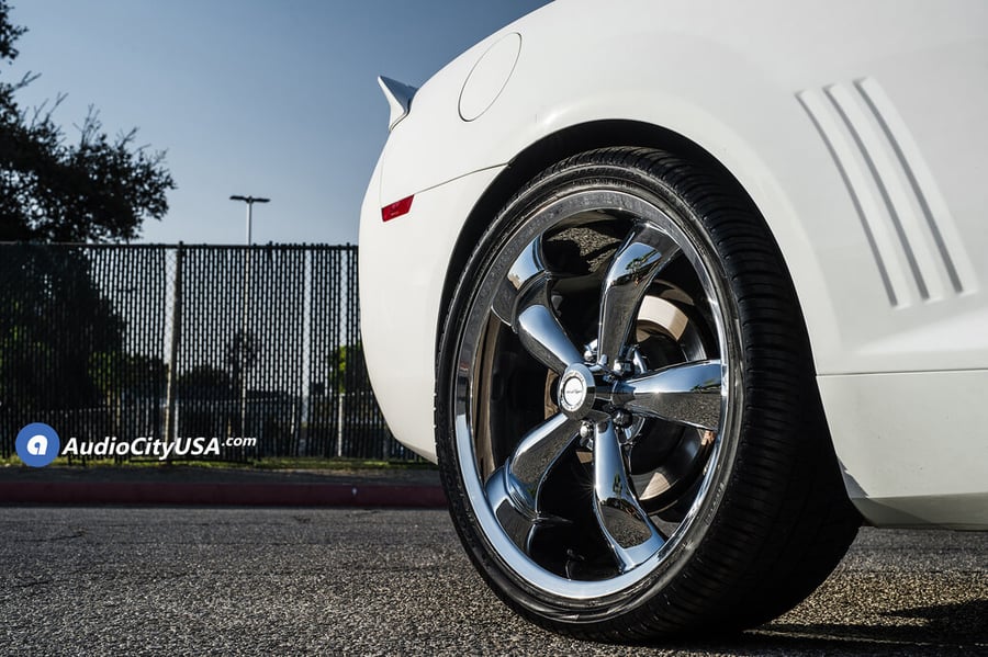 22″ Staggered Vision Wheels For 2012 Chevrolet Camaro