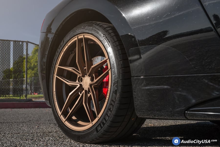 20″ Staggered Ferrada Wheels F8-FR5 Matte Bronze Rims for 2015 Maserati ...