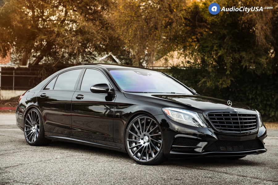 22" Staggered Road Force Wheels RF16 Gun Metal Rims Nexen Tires For ...