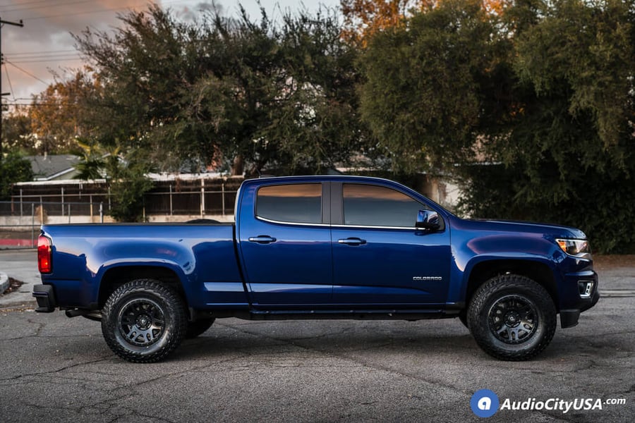 17" Fuel Wheels D584 Recoil Matte Black Off-Road Rims For 2016 ...