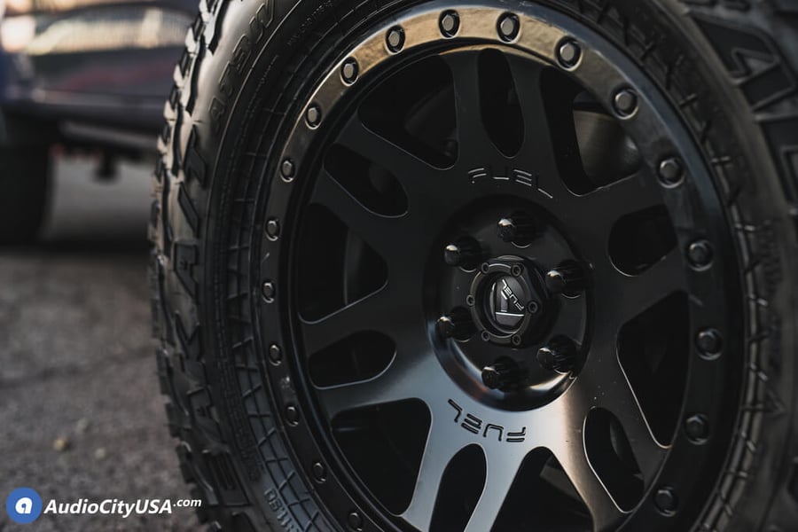 17" Fuel Wheels D584 Recoil Matte Black Off-Road Rims For 2016 ...