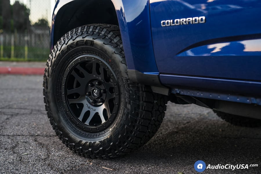 17" Fuel Wheels D584 Recoil Matte Black Off-Road Rims For 2016 ...