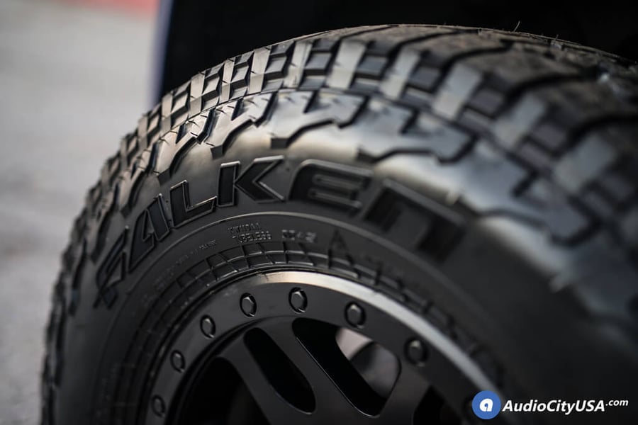 17" Fuel Wheels D584 Recoil Matte Black Off-Road Rims For 2016 ...