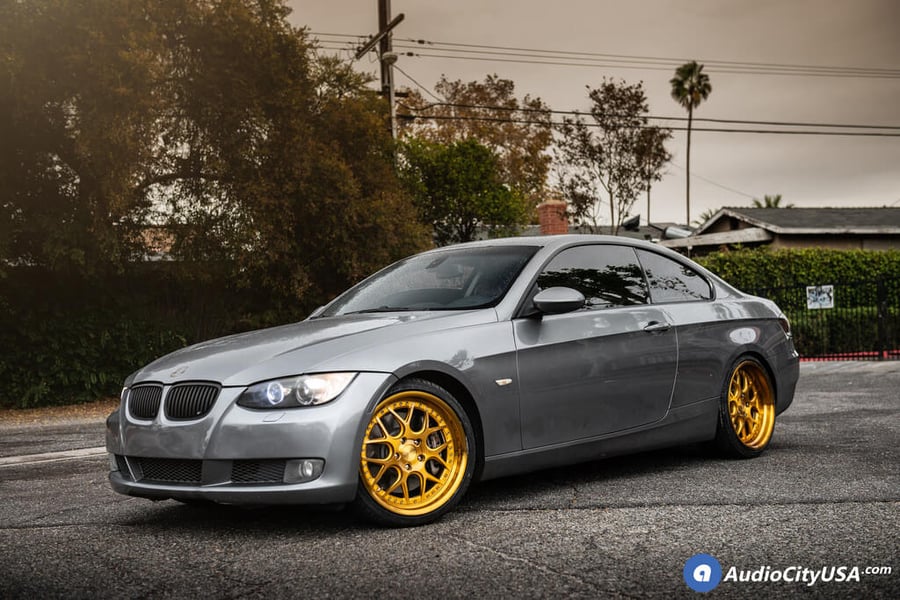 19″ Staggered Rennen Wheels Delinte Tires BMW E90 335i Coupe
