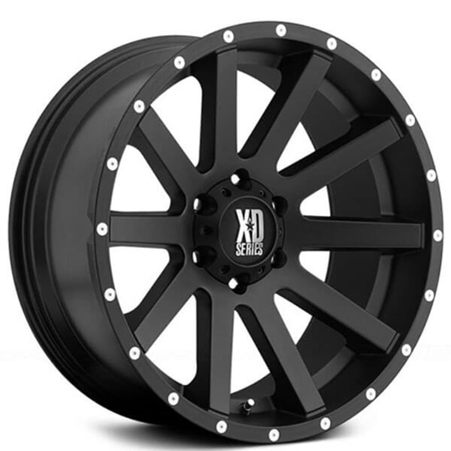 20" XD Wheels XD202 Buck 25 Chrome With Black Milled Lip Off-Road Rims ...
