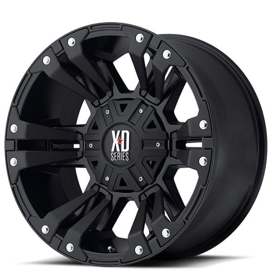 22" XD Wheels XD829 Hoss 2 Gloss Black Off-Road Rims For 2019 Ram 2500 ...