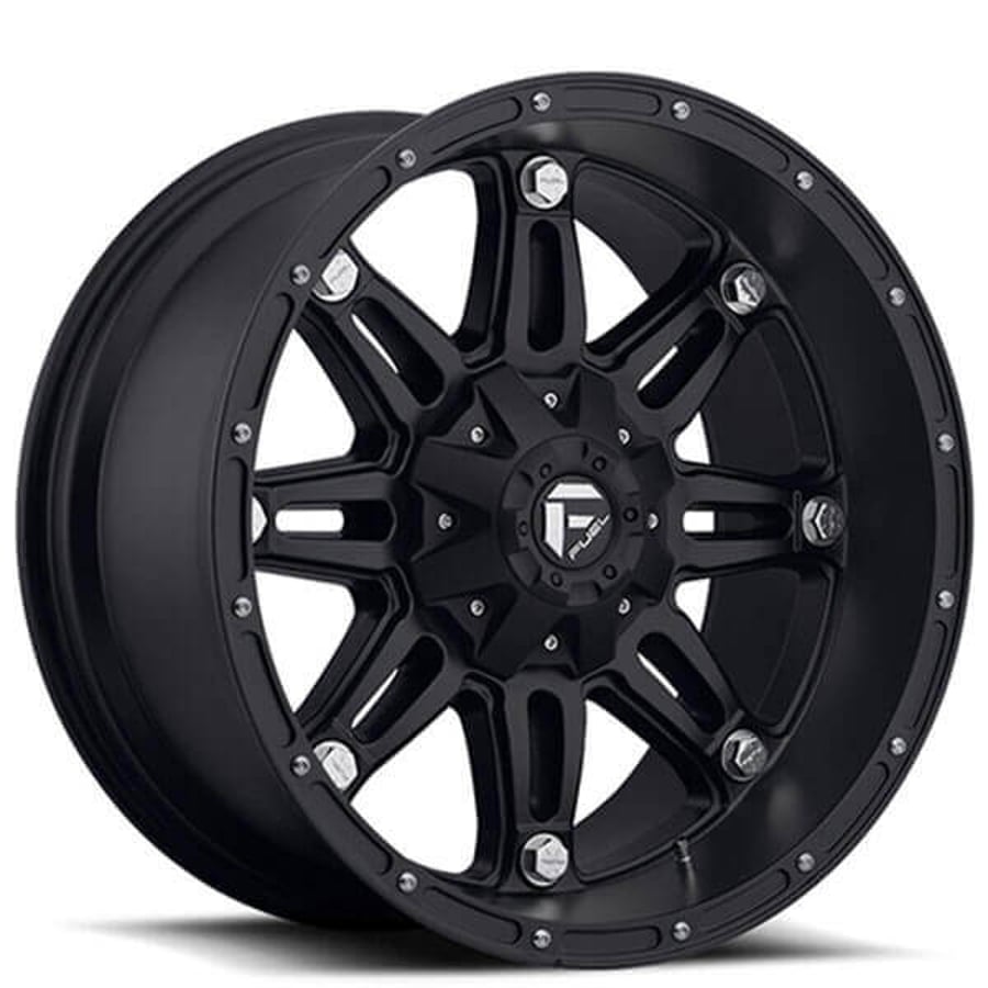 17" Fuel Wheels D633 Zephyr Matte Black Off-Road Rims | Falken Tires ...