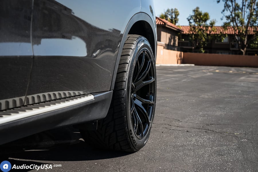 20″ Staggered Varro Wheels VD01 Satin Black Rims for 2015 BMW X5