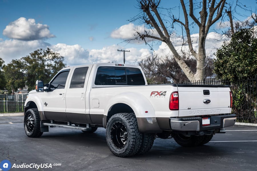 20×8.25″ Fuel Wheels D574 Cleaver Dually Gloss Black Milled Off-Road ...