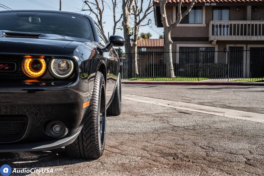20" FR 73 Staggered Dodge Demon Wheels for 2018 Dodge Challenger RT ...