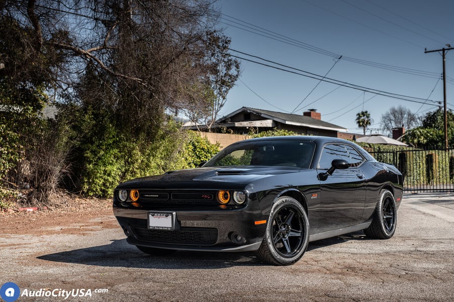 20" FR 73 Staggered Dodge Demon Wheels for 2018 Dodge Challenger RT ...