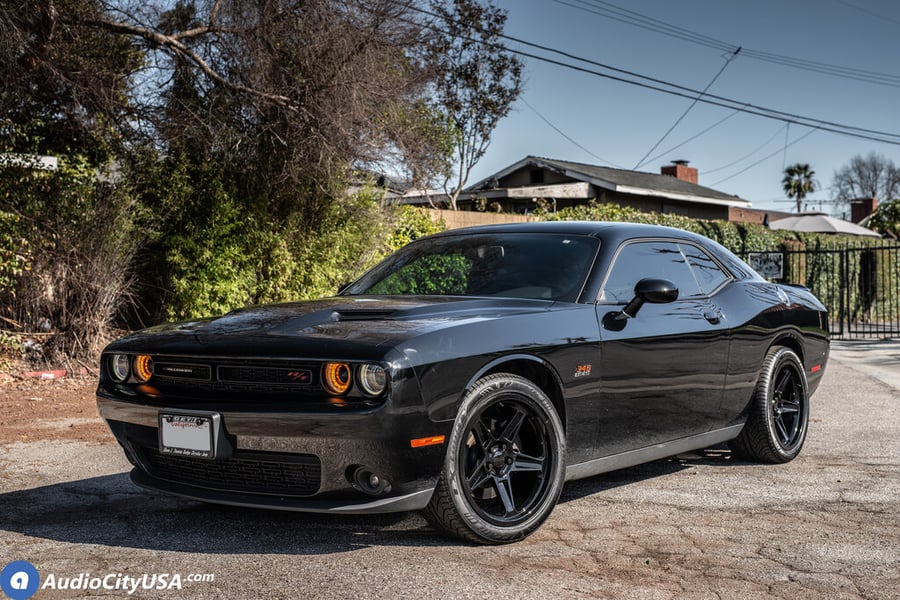 20" FR 73 Staggered Dodge Demon Wheels for 2018 Dodge Challenger RT ...