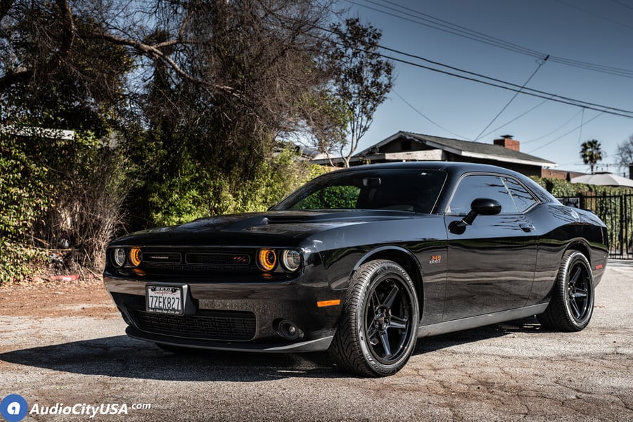 20" FR 73 Staggered Dodge Demon Wheels for 2018 Dodge Challenger RT ...