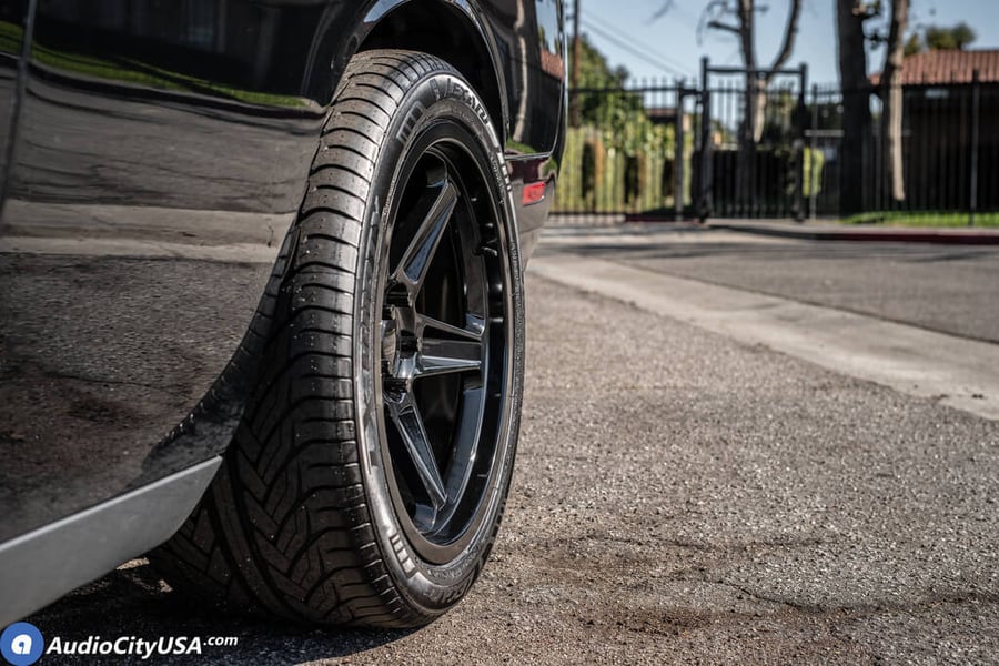 20" FR 73 Staggered Dodge Demon Wheels for 2018 Dodge Challenger RT ...