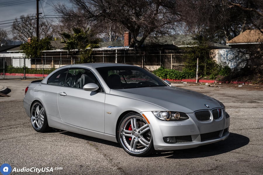20" Staggered XIX Wheels X15 Silver Machine with SS Lip Rims