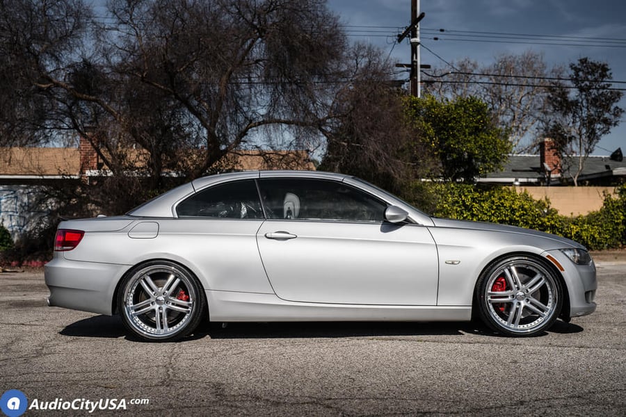 20" Staggered XIX Wheels X15 Silver Machine with SS Lip Rims