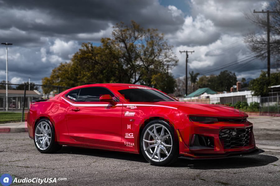20″ Staggered Rosso Wheels for 2017 Chevrolet Camaro