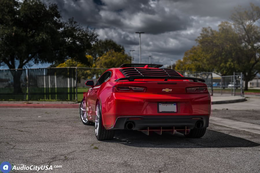 20″ Staggered Rosso Wheels for 2017 Chevrolet Camaro