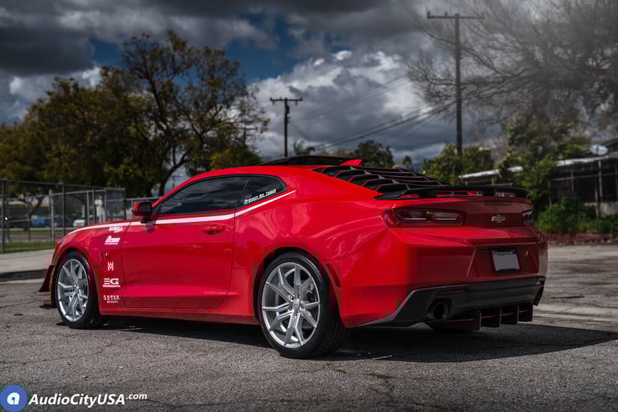 20″ Staggered Rosso Wheels for 2017 Chevrolet Camaro