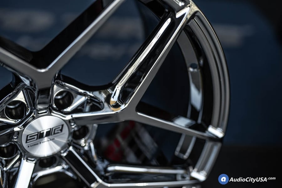 20x8.5 & 20x10 STR Flow Forged Wheels STR 908 Black Chrome & Bronze Now ...