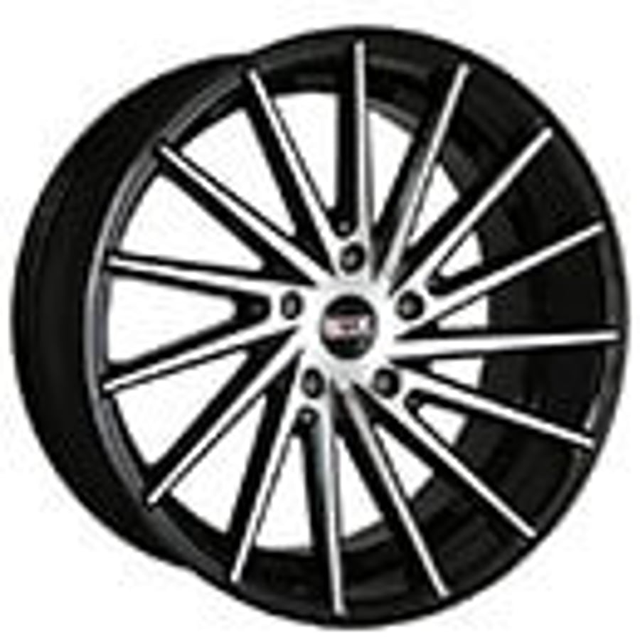 20" Staggered STR Wheels 607 White With Black Spoke Rims For 2017 Chevy ...