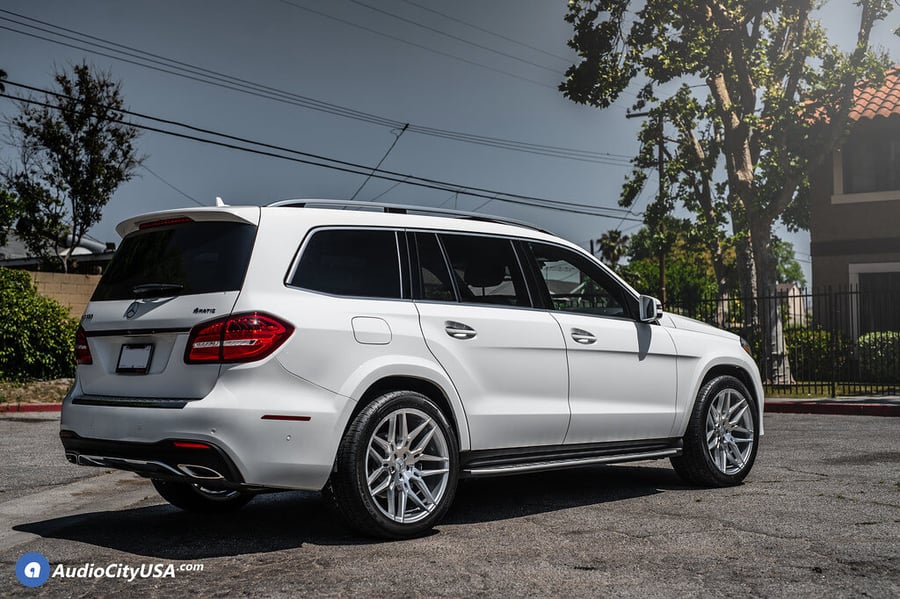 22" Giovanna Wheels Bogota Silver Machined Rims For 2017 Mercedes Benz ...