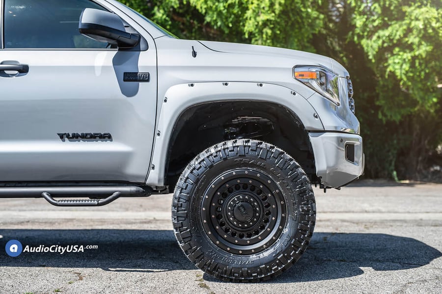 20" XD Wheels XD136 Panzer Satin Black Off-Road Rims For 2018 Toyota Tundra